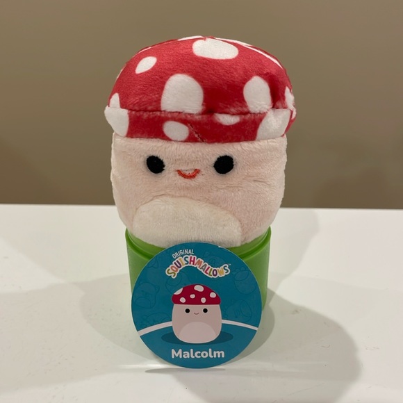 Squishmallows | Other | Nwt 25 Malcolm The Mushroom Micromallow ...